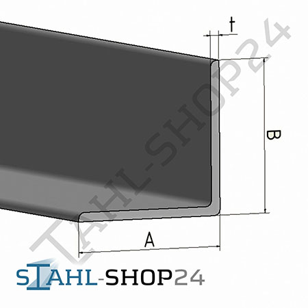 STAHL-SHOP24 Winkelstahl verzinkt Winkeleisen gleich und ...